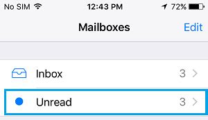 How To Enable Unread Emails Folder On IPhone Techbout