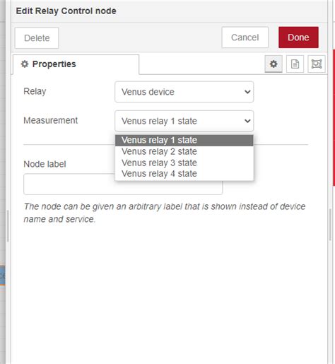 Node Red Relay Control For Relay 5and6 · Issue 136 · Victronenergy Node