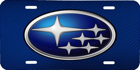 Subaru Logo License Plates Tvc Printing