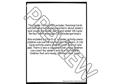 Spider Lesson Spider Activities Spider Theme Spider Life Cycle Parts Of A Spider Spider