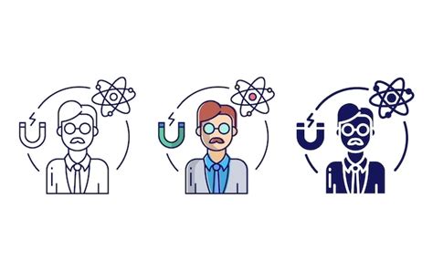 Premium Vector Physicist Vector Icon