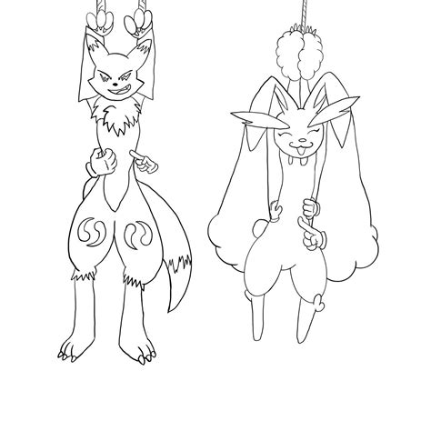 Renamon And Lopunny In Trouble By Brawlkoopa On Deviantart