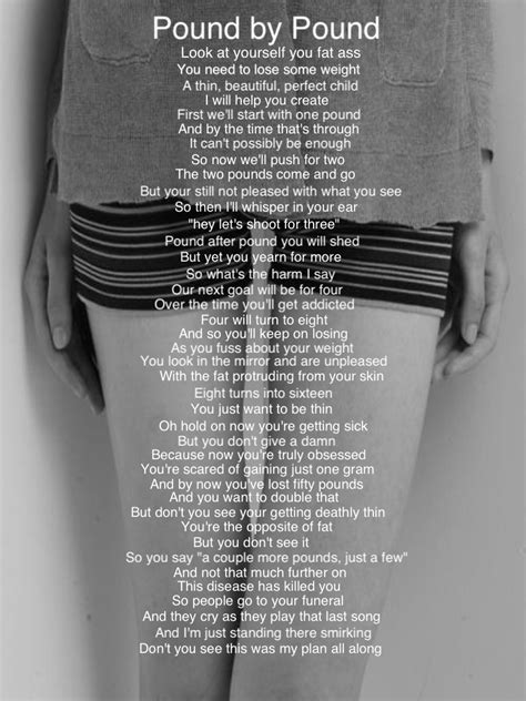 Eating Disorder Poems And Quotes Quotesgram