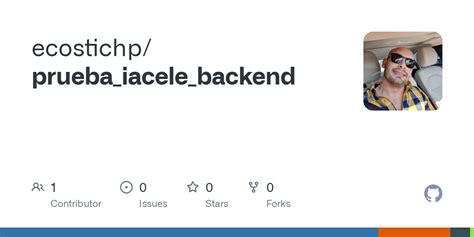 GitHub Ecostichp Prueba Iacele Backend