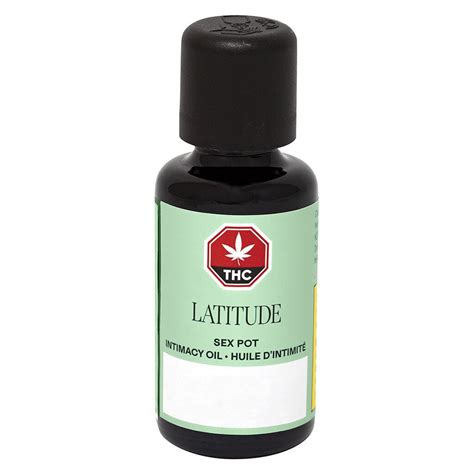 Latitude By 48north Sex Pot Intimacy Oil Rightpuff Cannabis Dispensary