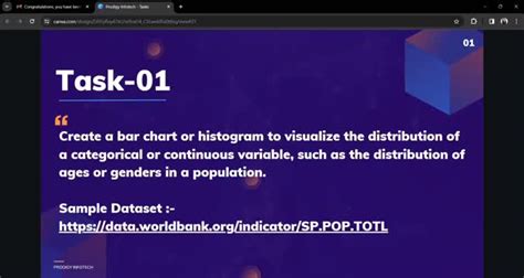 Sanchi Borkar On Linkedin Datascience Internship Prodigyinfotech