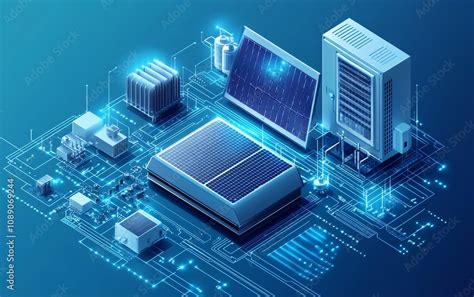 Solar Cell Equipment Component Ongrid Inverter System Diagram