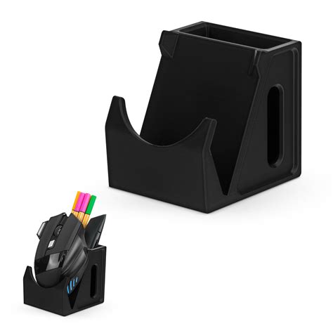 Brainwavz Desktop Pc Mouse Stand Holder With Stationary Pen