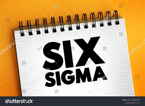 Six Sigma Set Techniques Tools Process Stock Photo 2148095947