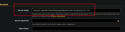 How To Create A Token For A First Time Server Setup Nitrado