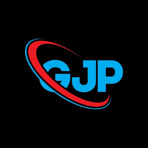 Gjp Logo Gjp Letter Gjp Letter Logo Design Initials Gjp Logo Linked With Circle And Uppercase