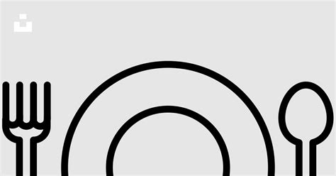 접시 포크 나이프의 흑백 이미지 벡터 Unsplash의 무료 그림 이미지