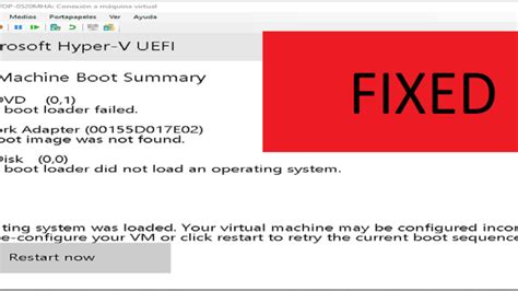 Microsoft Hyper V No Operating System Was Loaded Caminosdigitaleses