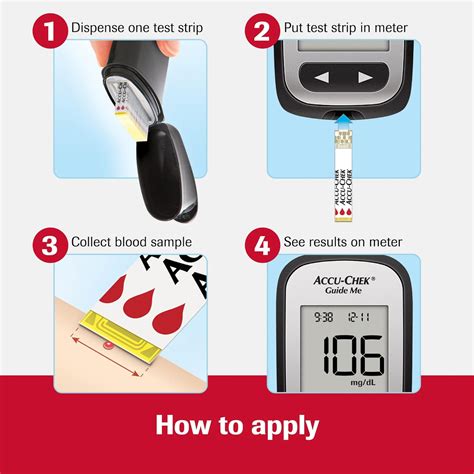 Accu Chek Kit De Monitor De Glicose Guide Me Para Teste De Açúcar No