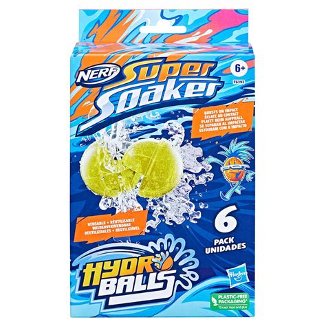 Hasbro Nerf Super Soaker Hydro Balls 6 Pack Tumbleweed Toys