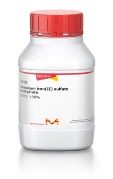 Ammonium Ironii Sulfate Bioxtra 98 7783 85 9