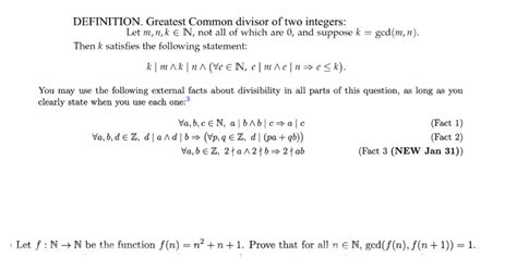 Solved Prove The Following Statement Without Using The