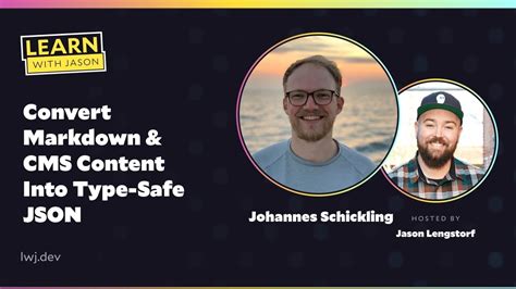 Convert Markdown And Cms Content Into Type Safe Json Youtube