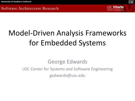 ppt model driven analysis frameworks for embedded systems powerpoint