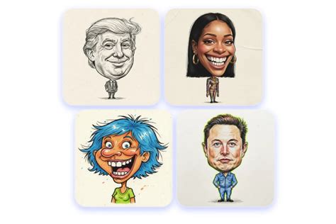 Ai Caricature Generator Turn Photo To Caricature Free