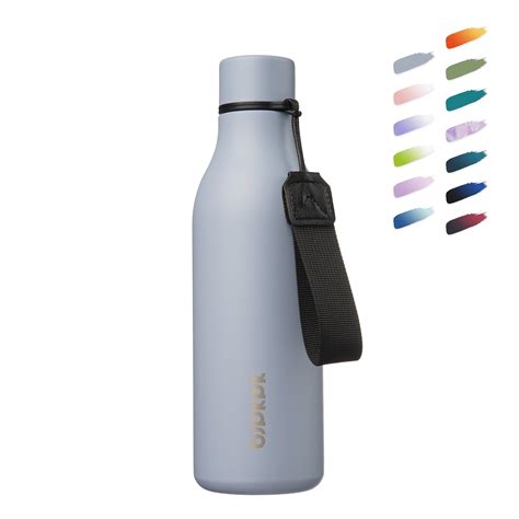 Bjpkpk Insulated Water Bottle With Strap 18oz Stainless Steel Flask