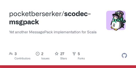 Github Pocketberserker Scodec Msgpack Yet Another Messagepack Implementation For Scala
