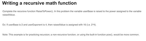Solved Writing A Recursive Math Functioncomplete The