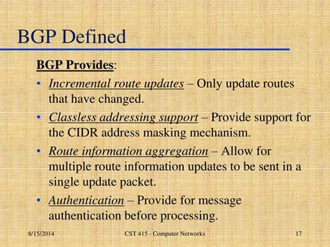 Ppt Bgp Powerpoint Presentation Free Download Id3261542