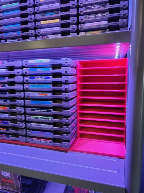 3d Printed Nes Holders For Shelf Custom Rnes