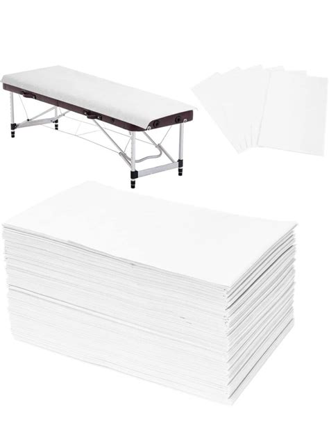 Disposable Massage Table Covers White 50 Pack The Online Beauty Warehouse