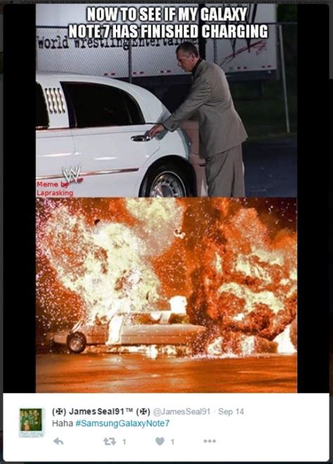 Funny Reactions To The Exploding Samsung Galaxy Note 7 Funny Reactions To The Exploding