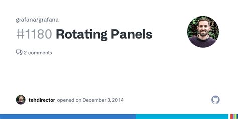 Rotating Panels · Issue 1180 · Grafanagrafana · Github