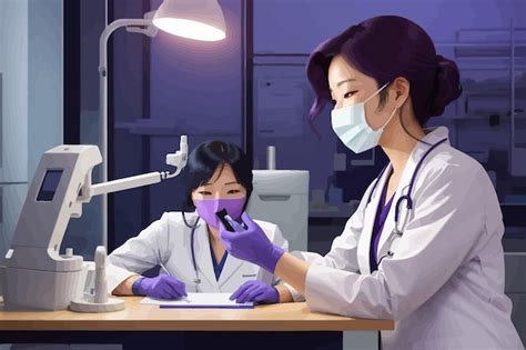 Premium Vector Japanese Woman In Her Thirties Having Platic Repair