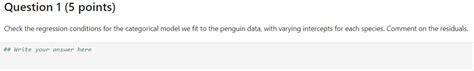 Solved The Penguin Data Set In R Program