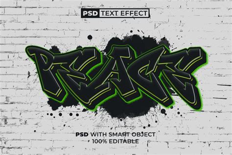 Psd Graffiti Text Effect Style