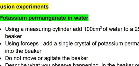 Diffusion Booklet Igcse Chemistry [edexcel 9 1} Teaching Resources