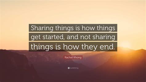 Sharing Things Quotes