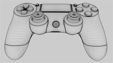 Controller Ps4 2019 3d Model 10 Blend Fbx Obj Unknown Free3d