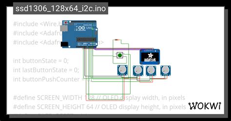ssd1306_128x64_i2c.ino - Wokwi ESP32, STM32, Arduino Simulator