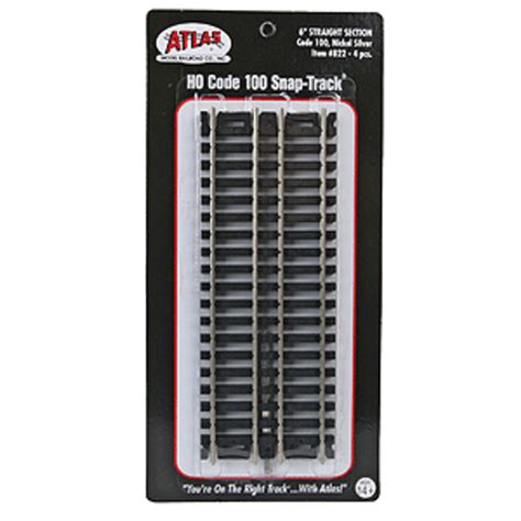 Atlas Ho Code 100 6 Straight Track Chucks Trains And Hobby Depot