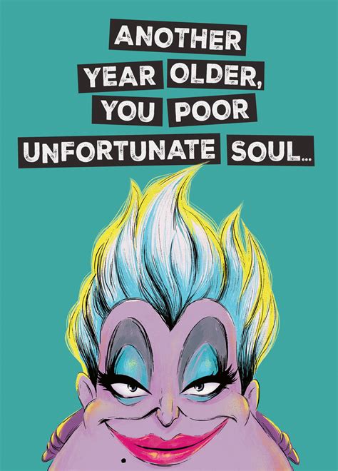 Personalised Disney Villain Ursula Birthday Card Hallmark Uk