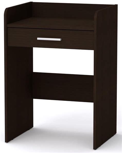 ᐉ Туалетный столик Компанит Трюмо 10 без зеркала с выдвижным ящиком Венге • Купить в Киеве