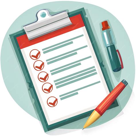 Premium Photo Flat Design Visualization Of A Questionnaire Evaluation White Background