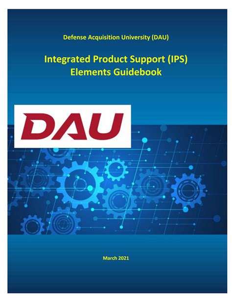 Solution Integrated Product Support Ips Element Guidebook Mar 2021