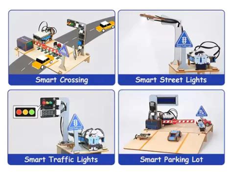 Acebott Esp32 스마트 Stem 운송 키트는 Arduino와 호환됩니다