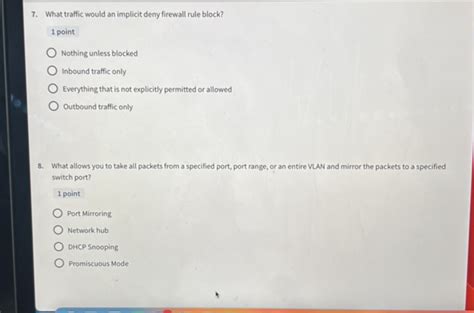 7 What Traffic Would An Implicit Deny Studyx