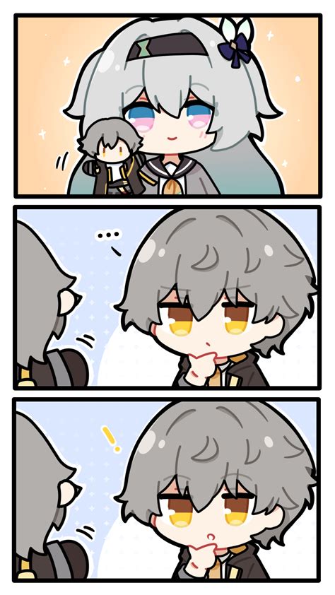 Trailblazer Firefly And Caelus Honkai And 1 More Drawn By Youtho