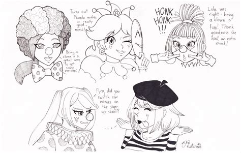 Clown Week Smash Girls 3 By Jesturia On Deviantart