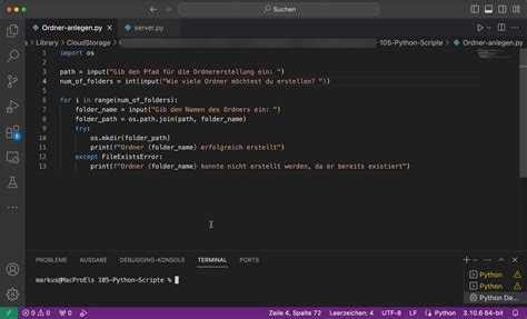 How To Ordner Mithilfe Von Python Erstellen