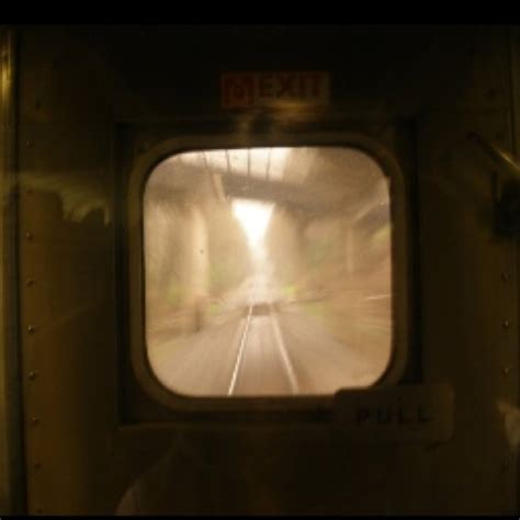 View From Inside Train Window